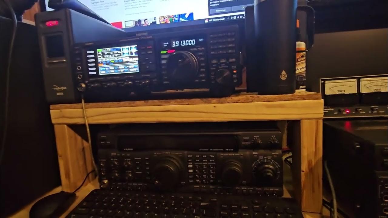 old icom ham radio amplifiers 4kl 2kl ic751a - YouTube