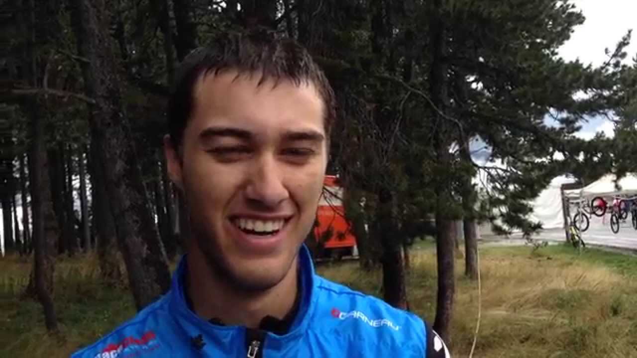Interview w/Raphael Auclair after Junior XC @ MTB Worlds 2015 - YouTube