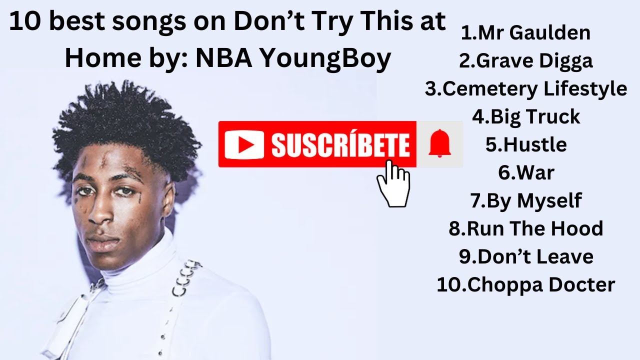 NBA YoungBoy 10 Best Songs from Don't Try This at Home - YouTube