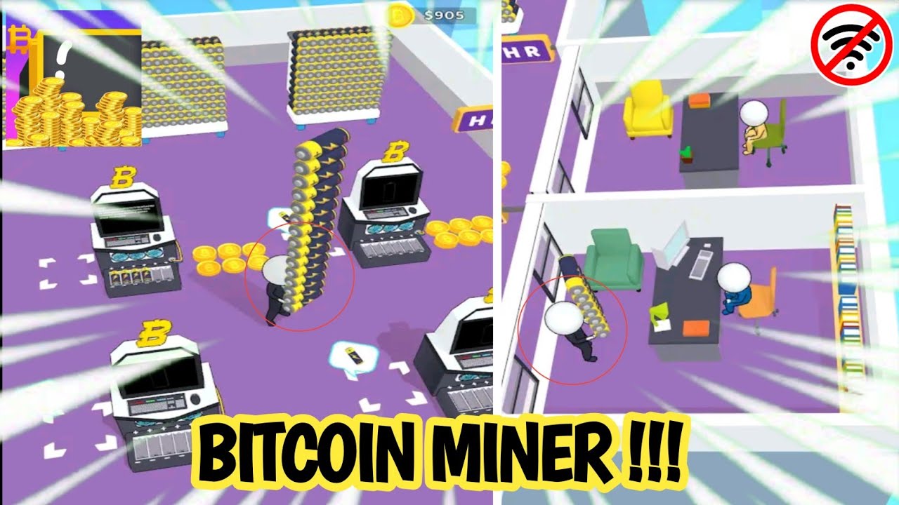 🪙💵BITCOIN MINER GAMES [ GAME MONEY SIMULATOR ANDROID ] GAMEPLAY ...
