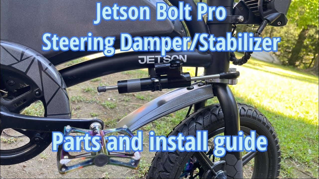 Jetson Bolt Pro Steering Damper/Stabilizer - install and parts guide ...