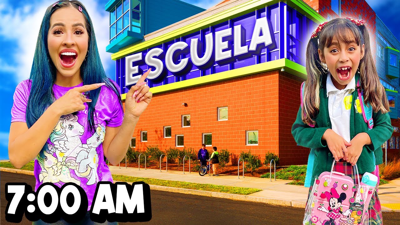 LLEVO A DANIELA A LA ESCUELA 🏫🎒*Su primer día de clases* | Karla ...