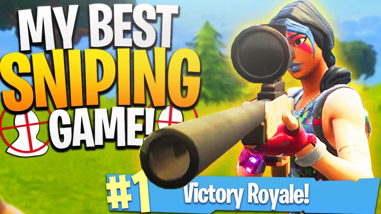 My BEST SNIPING Game on Fortnite! - PS4 Fortnite Sniping Gameplay - YouTube