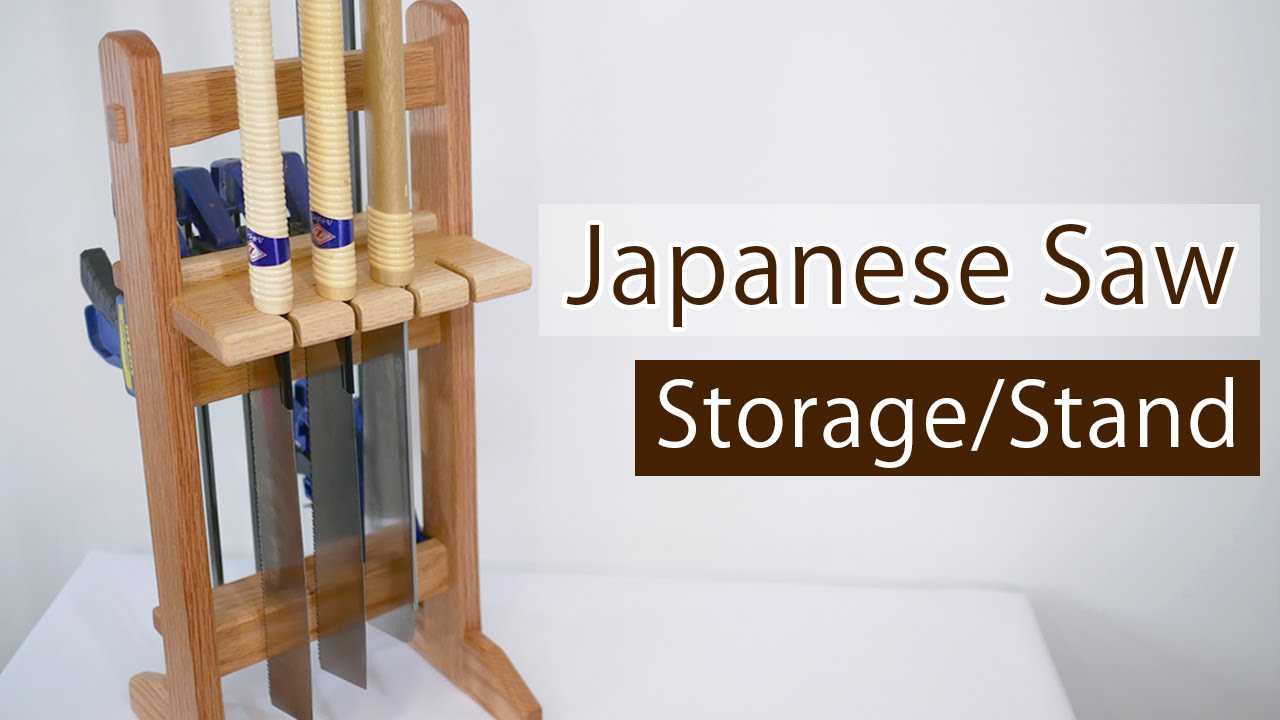 Hand Saw Storage/Stand with a Clamp Holder - Woodworking with Hand ...