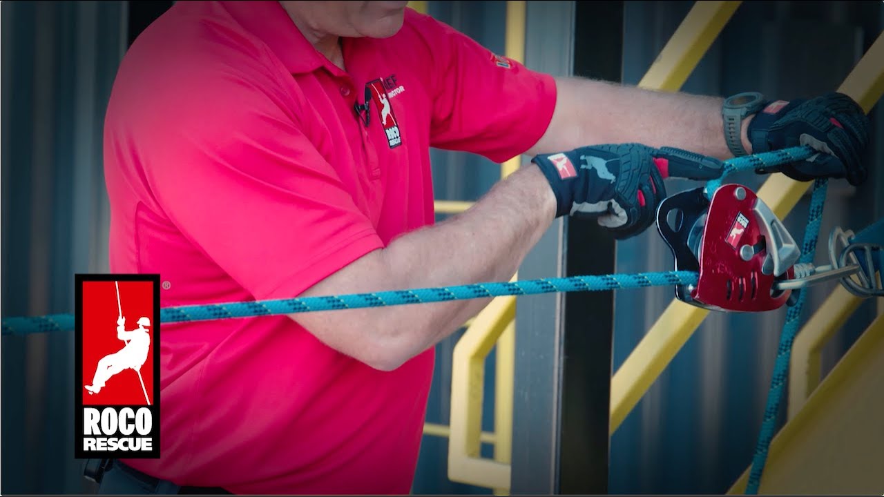 Anchored Petzl Maestro Lower - Roco Rescue - YouTube