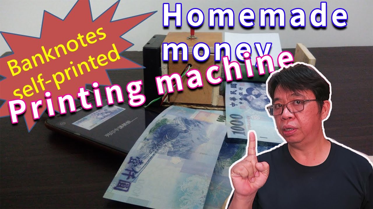 Step by step teach you how to make a fun electric magic money printing ...