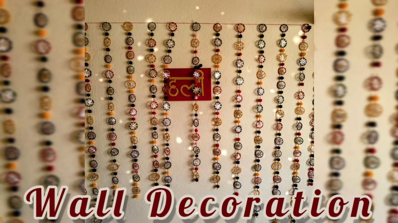 wall hanging || haldi decoration || handmade decoration || beautiful ...