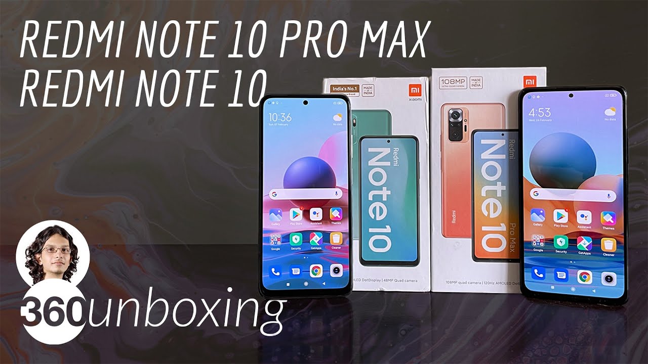Redmi Note 10, Redmi Note 10 Pro Max Unboxing, Price & First ...