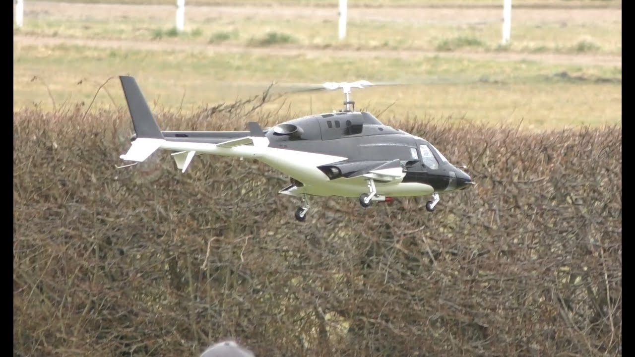 Rotor Live 2018 -Beautiful XL Airwolf Superscale from Scaleflying with ...