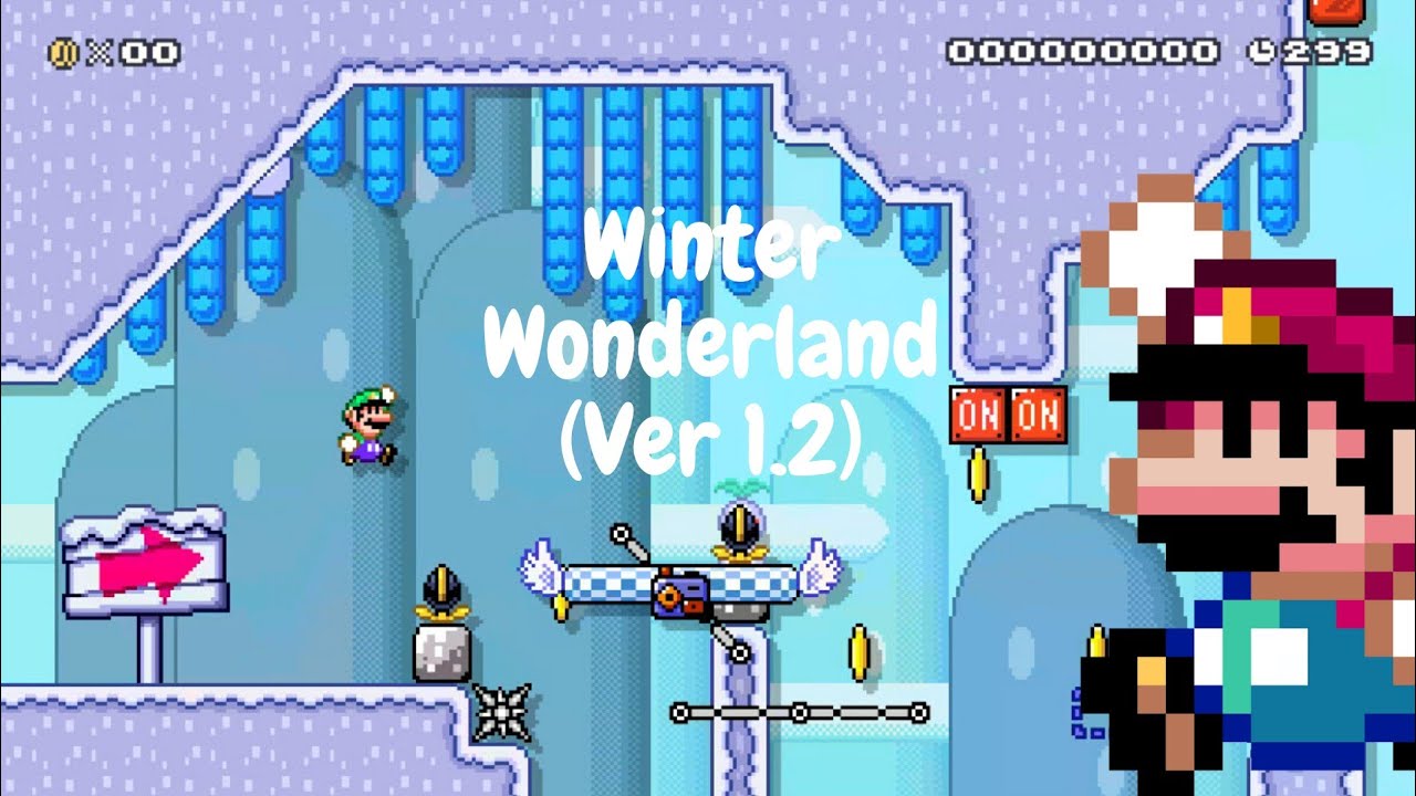 Winter Wonderland (Ver 1.2) (Mario Maker 2) by Marc1 - YouTube
