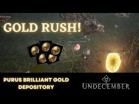 Undecember Gold Farm!! || Purus Gold Depository - YouTube