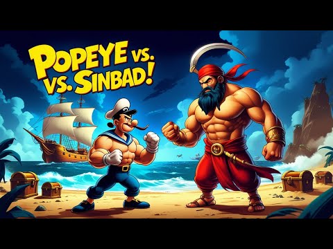 Popeye vs. Sinbad – Who Will Win? #cartoon #popeye #sinbad - YouTube