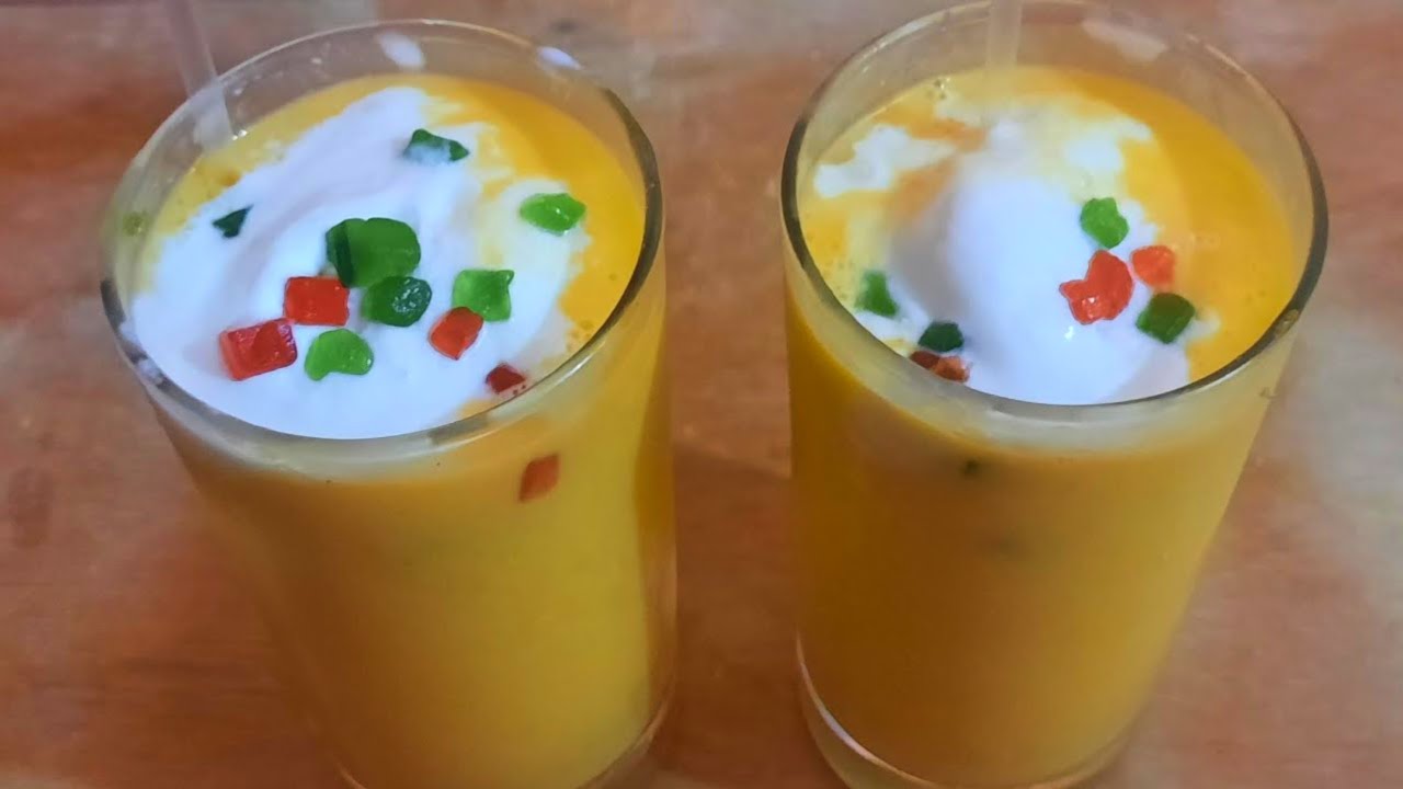 Easy &Tasty Mango Shake Recipe | - YouTube