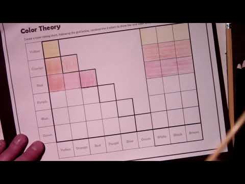 Color Pencil Worksheet Demo - YouTube