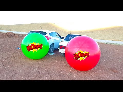 Tofaş,Focus VS Balon Yaptık.We Made Tofaş, Focus VS Balloons.