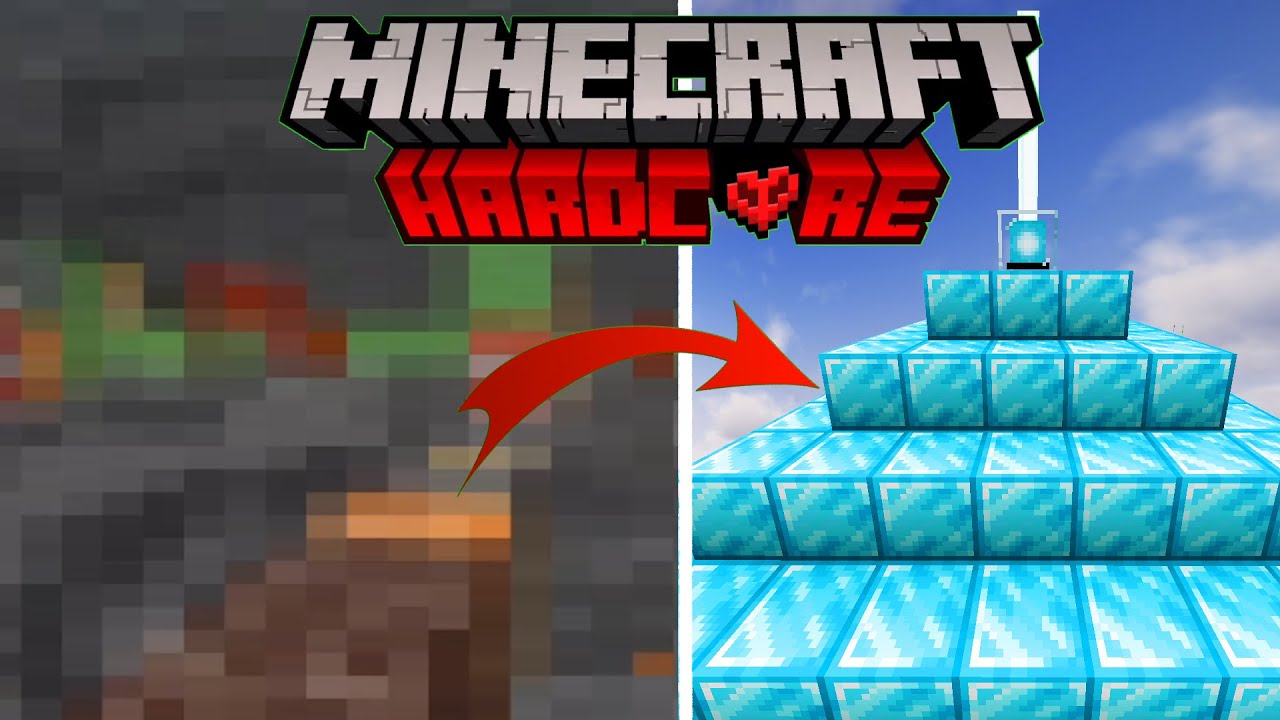 Ich habe einen FULL DIAMOND BEACON in Minecraft Hardcore gebaut! - YouTube