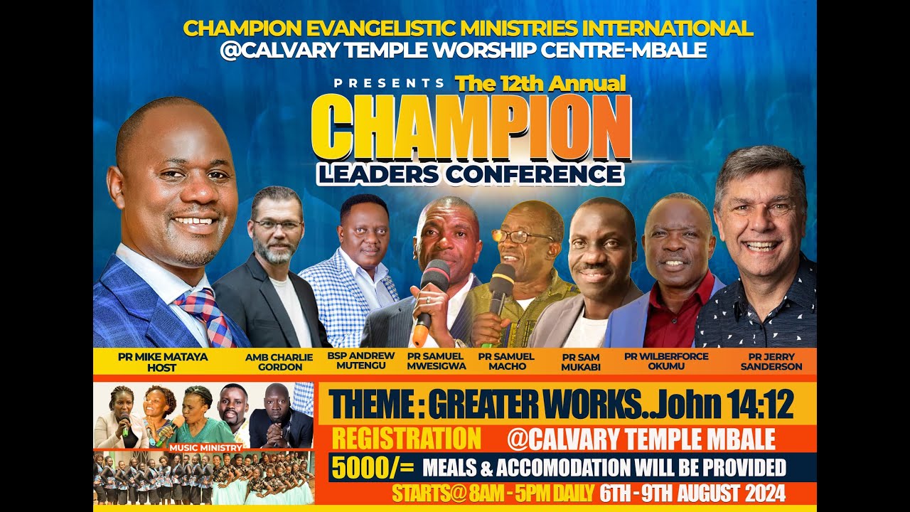 CHAMPION LEADERS CONFERENCE. Day 3 {8th.08.2024} - YouTube