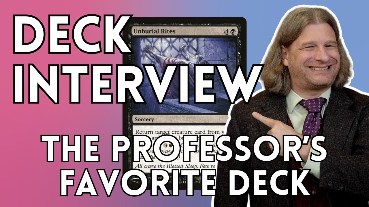 The Professor's Favorite Deck | MTG Deck Interview | The Faerie ...