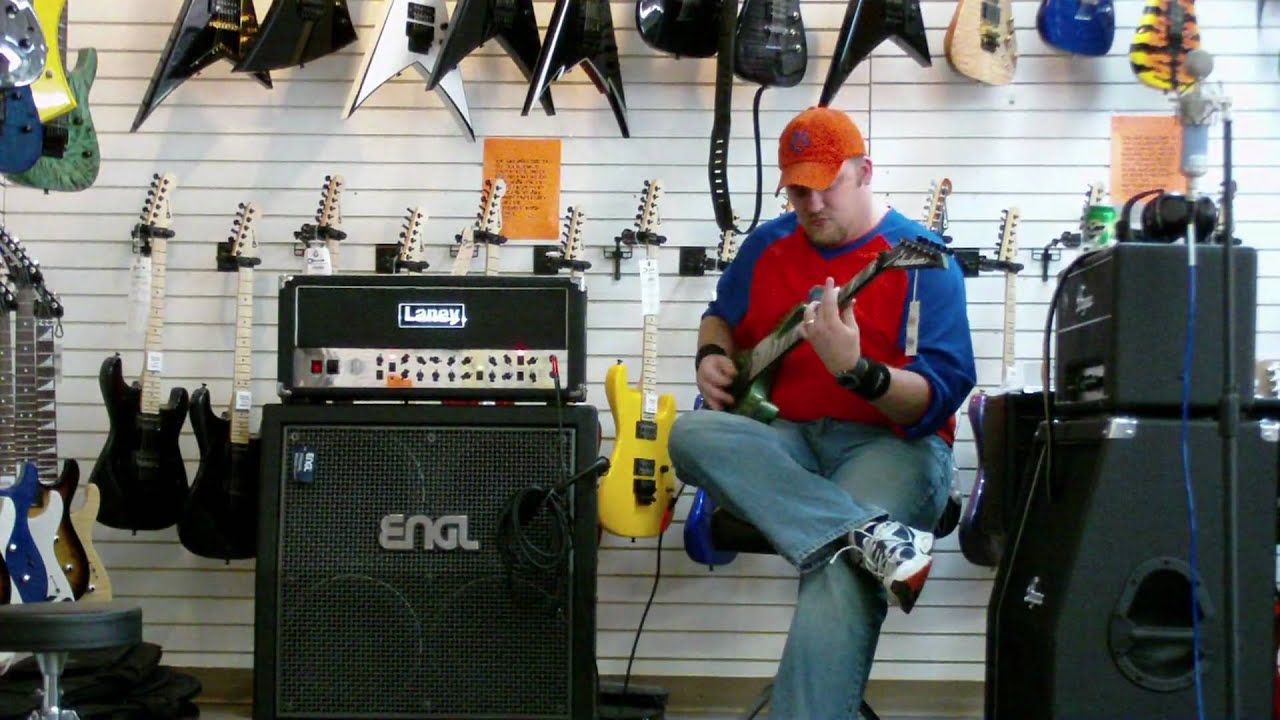 Jackson SL3MG electric guitar with Laney VH100R Tube Amplifer - YouTube