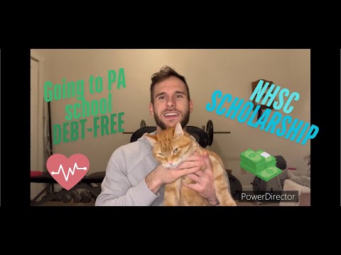 How I went to PA school for FREE (NHSC scholarship)