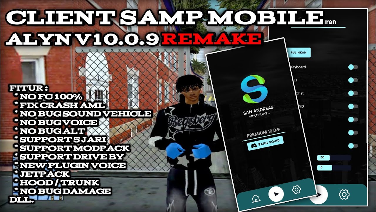 SHARE CLIENT SAMP ALYN V10.0.9 REMAKE || GTA SAMP ANDROID - YouTube