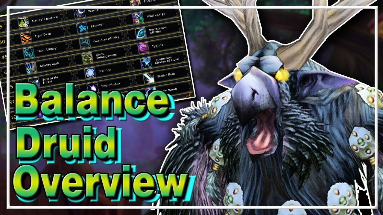 Balance Druid Overview│Battle for Azeroth Beta - YouTube