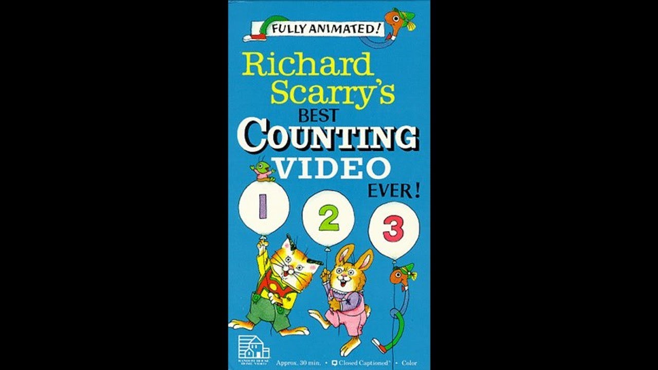 Richard Scarry's Best Counting Video Ever! (1989) VHS - YouTube