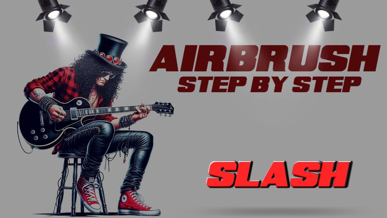 Airbrushing for beginners slash step by step - YouTube