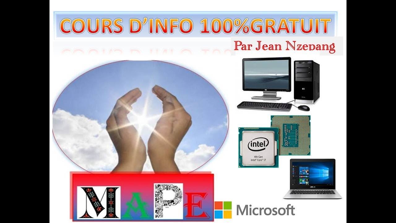 COURS D'INFORMATIQUE DEFINITION ET PRESENTATION DU SOFTWARE - YouTube