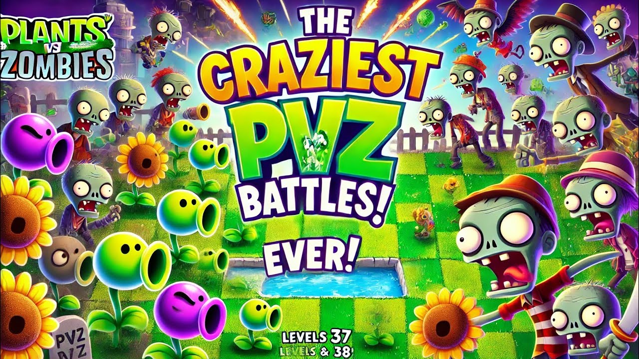 The Craziest PvZ Battles Ever! | Plants vs. Zombies 1 Gameplay ...