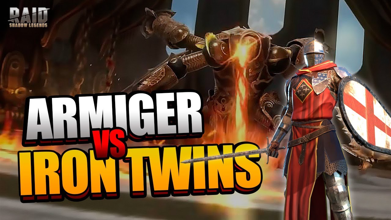 ARMIGER SPEED FARM TEAM! IRON TWINS STAGE 15! | Raid Shadow Legends ...