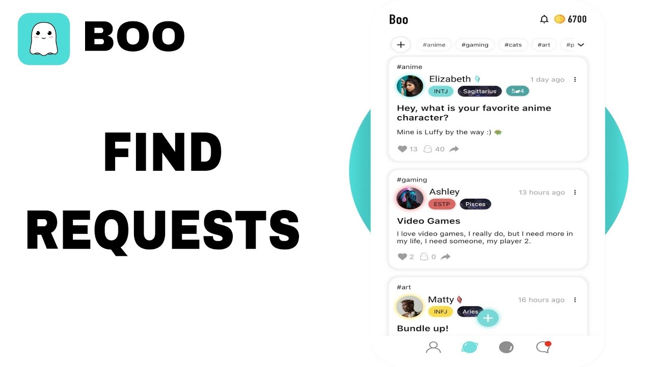 How To Find Requests On Boo App - YouTube