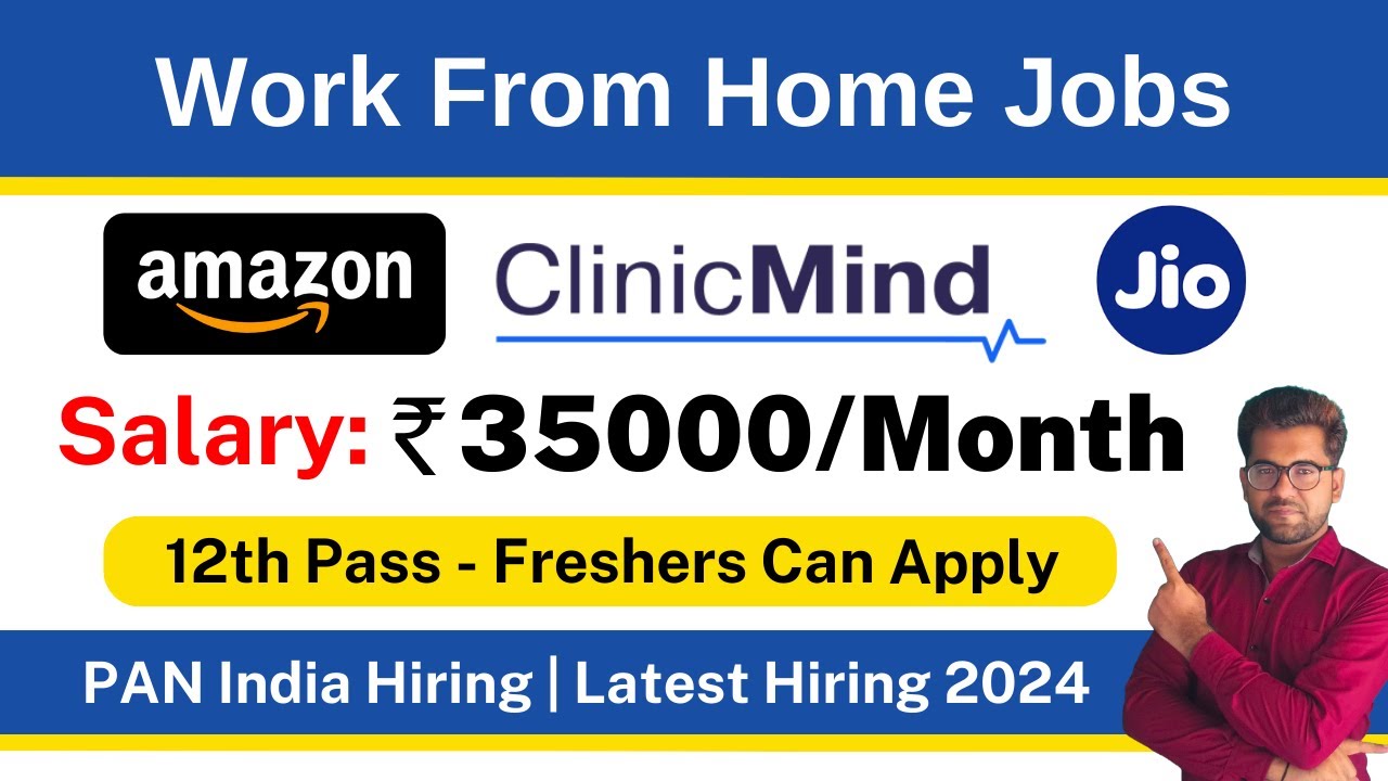 Work From Home Jobs | Salary Rs.35000/Month | Fresher Can Apply ...