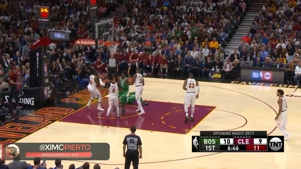 Gordon Hayward Breaks Leg vs Cavaliers - YouTube