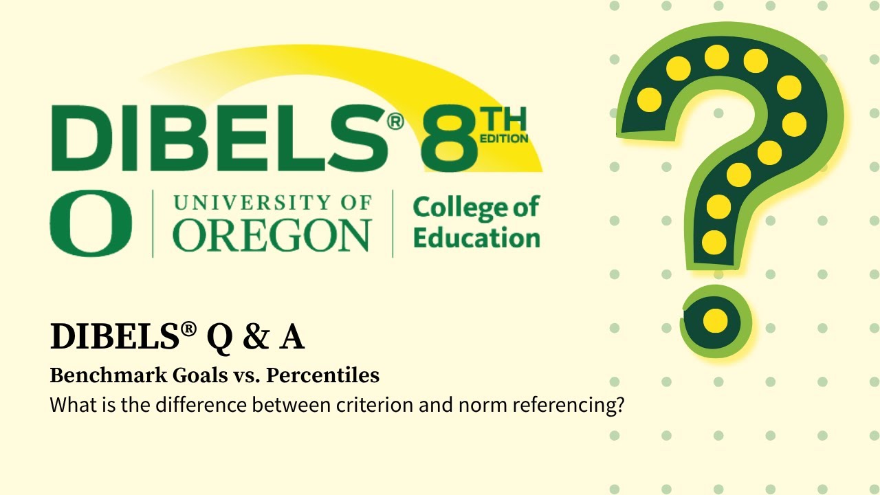 Q & A: Benchmark Goals vs. Percentiles - Criterion and Norm Referencing ...
