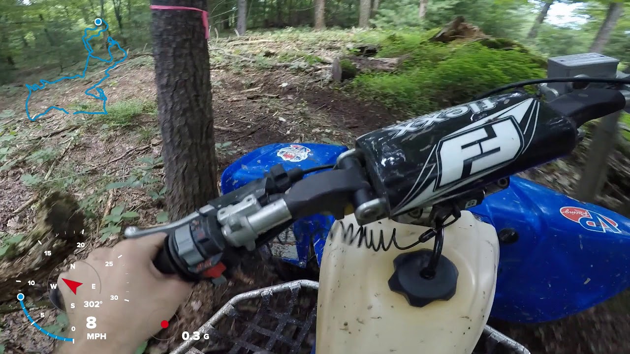 Backyard Private ATV Track - YouTube