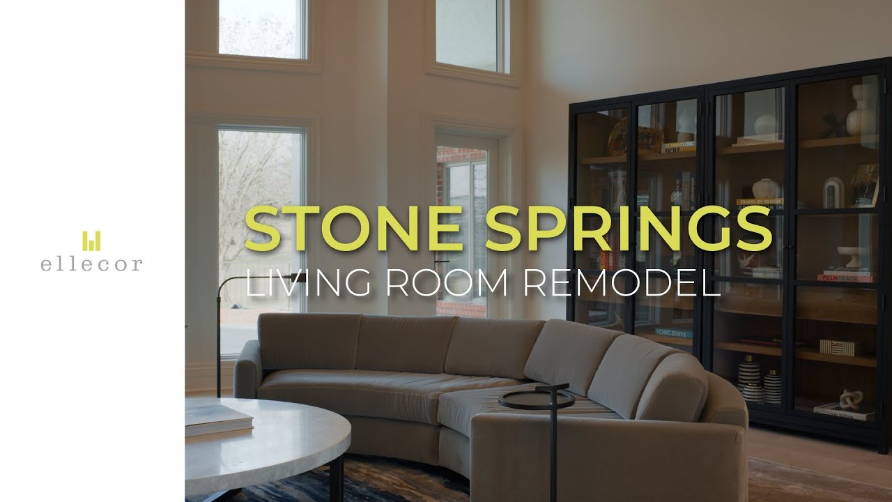 Stone Springs Remodel: Living Room - YouTube