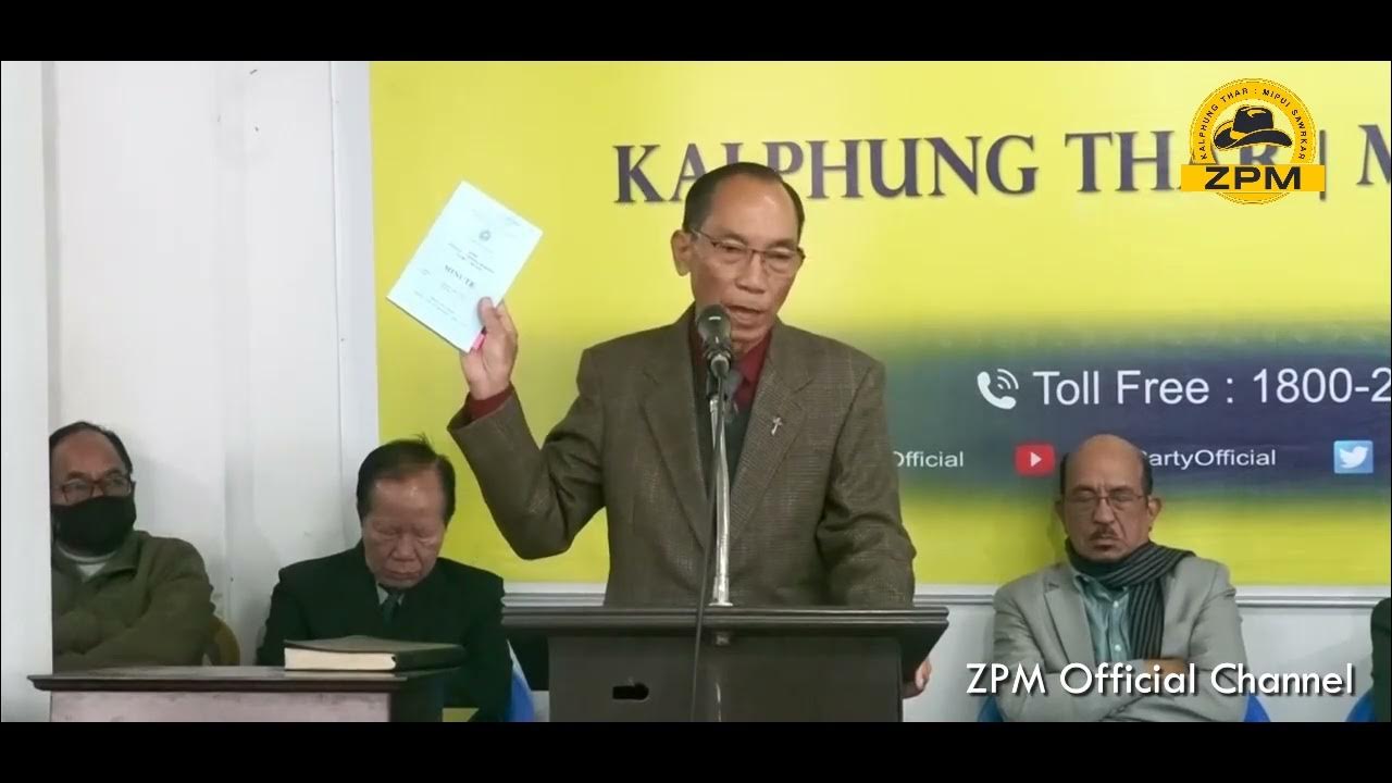 Rev C Sangliana PCI | ZPM Chhung Inkhawm Hunserh | January 16, 2023 - YouTube