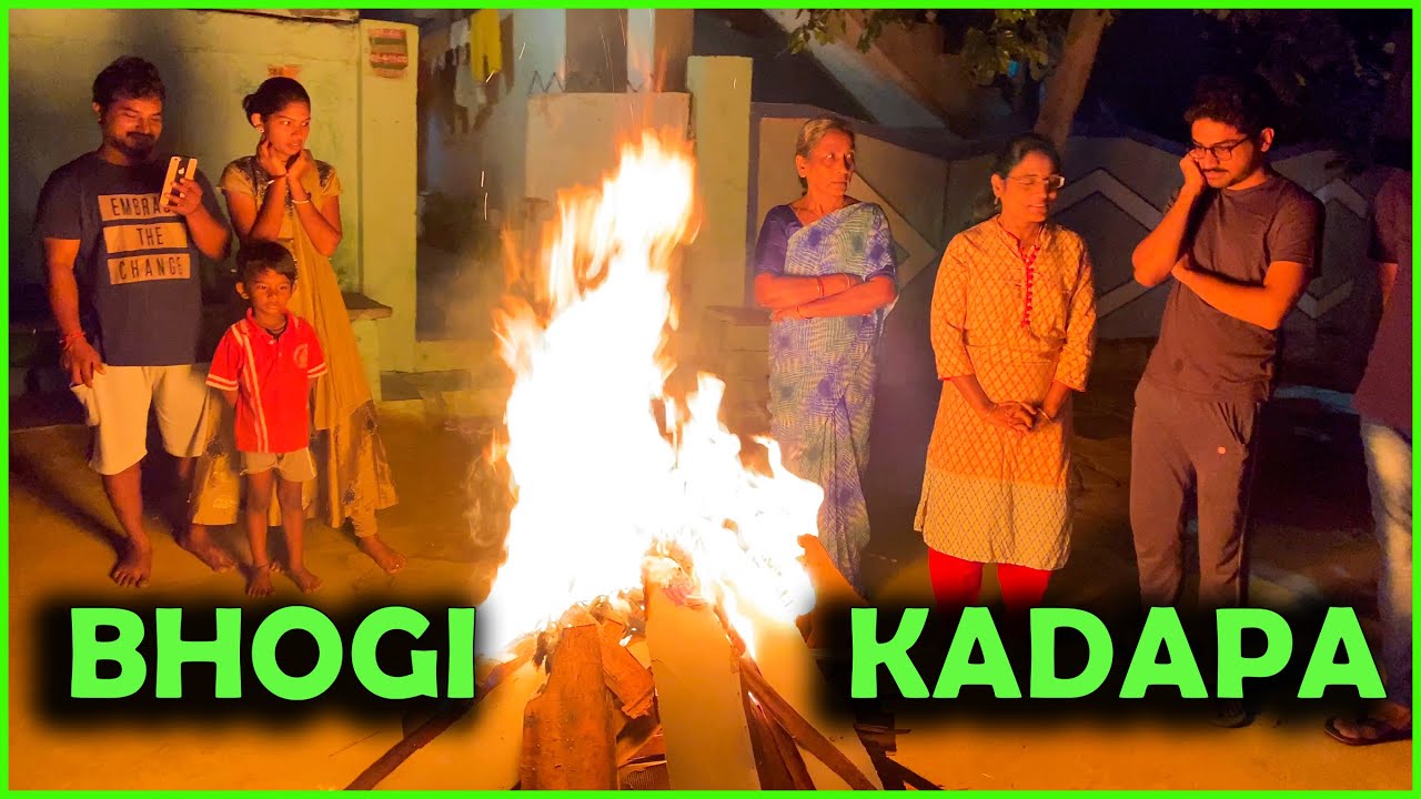 Bhogi Mantalu @ KADAPA 2021 | Sankranti Festival Celebrations in Andhra ...
