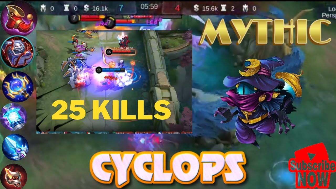 25 Kills Cyclops Best Build!! instance game! deadly enemy ~Mobile ...