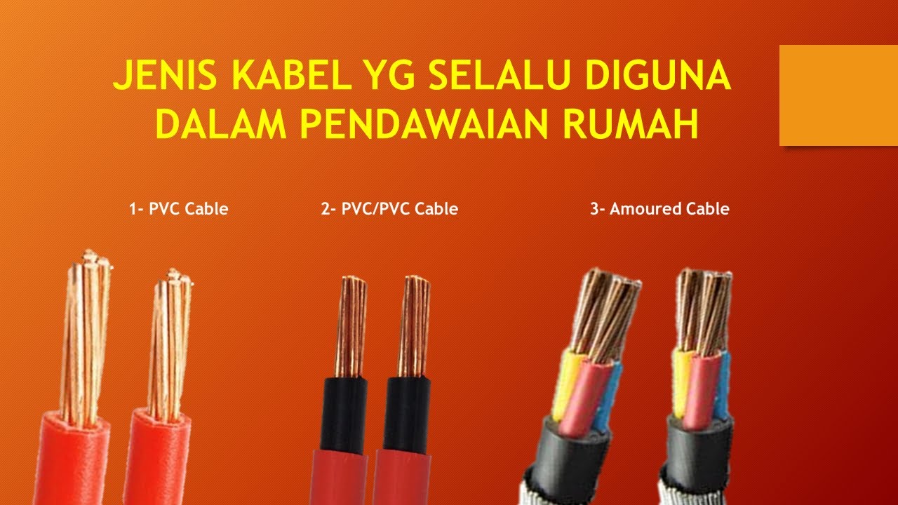 TYPES OF CABLES FREQUENTLY USED IN HOUSE WIRING INSTALLATIONS - YouTube