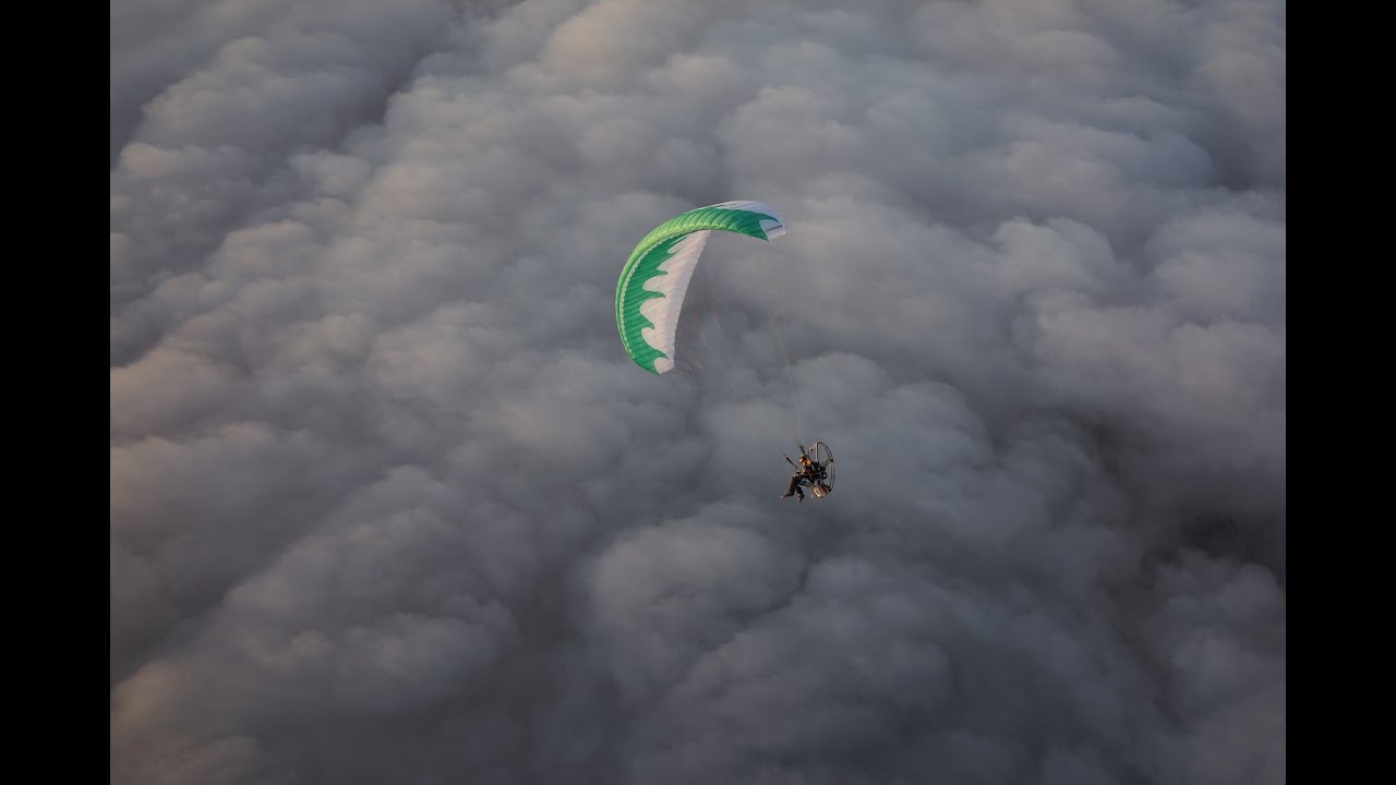 Paramotor Reverse Ski Launch!! Powered Paragliding On Skis Brings All New Capability!! - YouTube