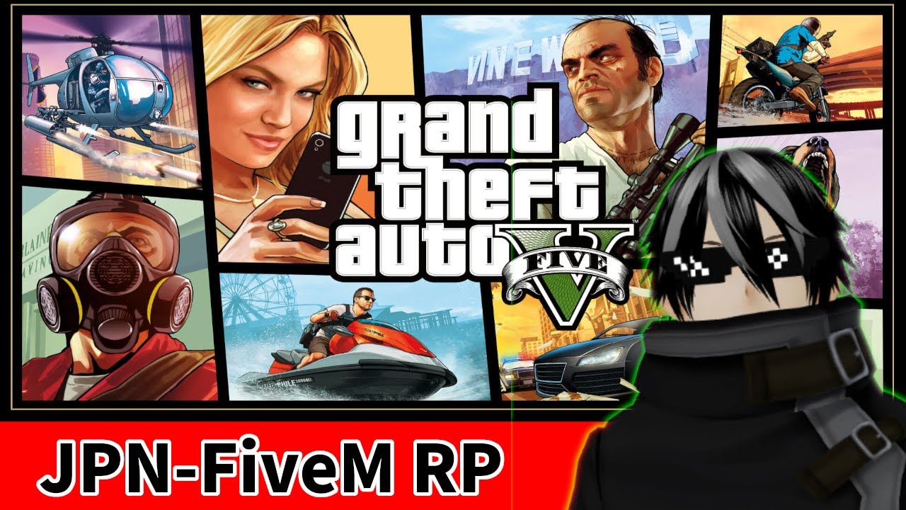 【GTA5 RP】JPN-FiveM RP鯖 3日目 そろそろ仕事探す - YouTube