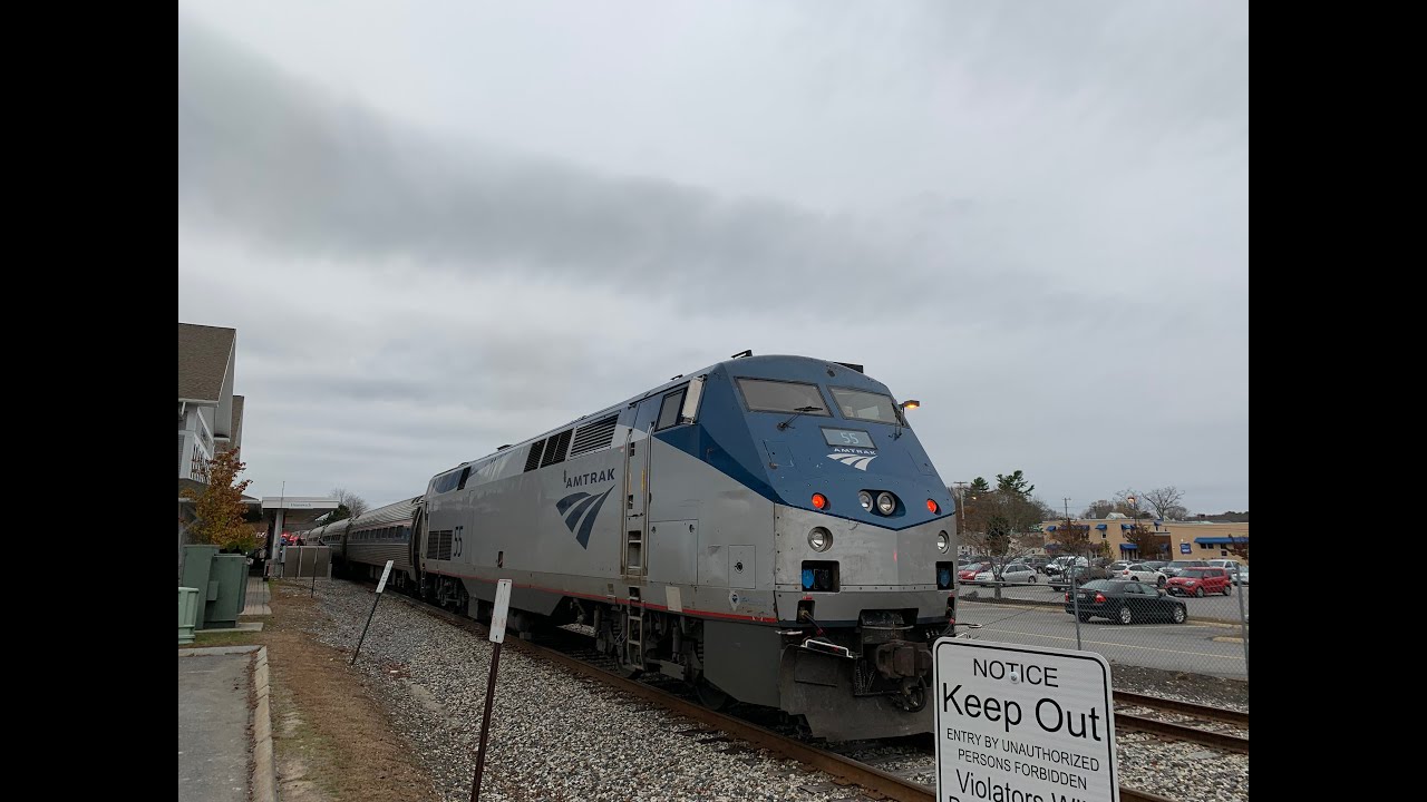 FULL RIDE: Amtrak Downeaster Train 684 from Brunswick, ME to Boston, MA ...