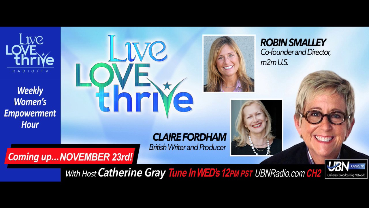 Ep. 20 M2M Co-Founder Robin Smalley, and writer Claire Fordham - YouTube