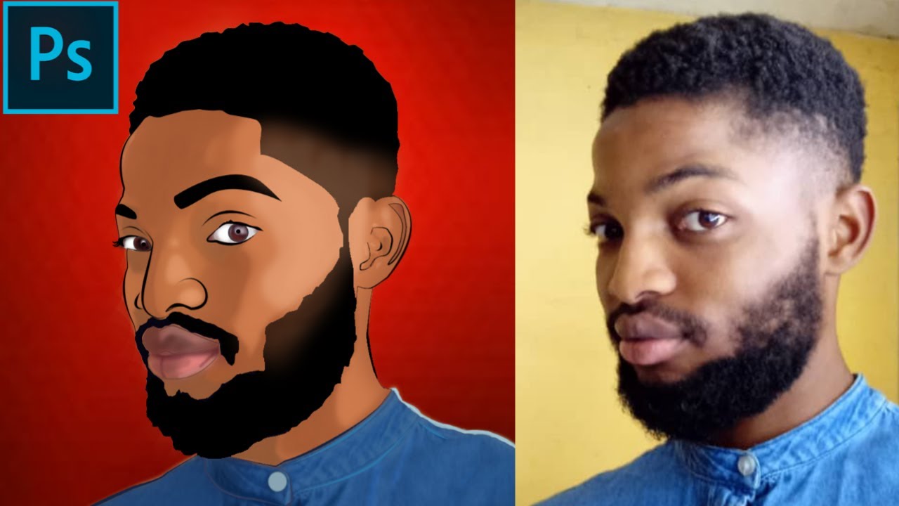 Cartoon yourself like a pro with Photoshop CS6 PART 2 || Making your ...