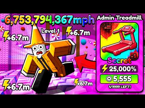 Starting Over as NOOB with ADMIN TREADMILL in Roblox +1 Chocolate Keyboard Escape! (Roblox)