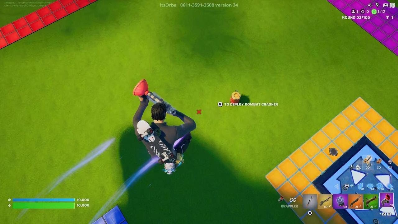 Fortnite TRICKSHOT on Orba's trickshot map - YouTube