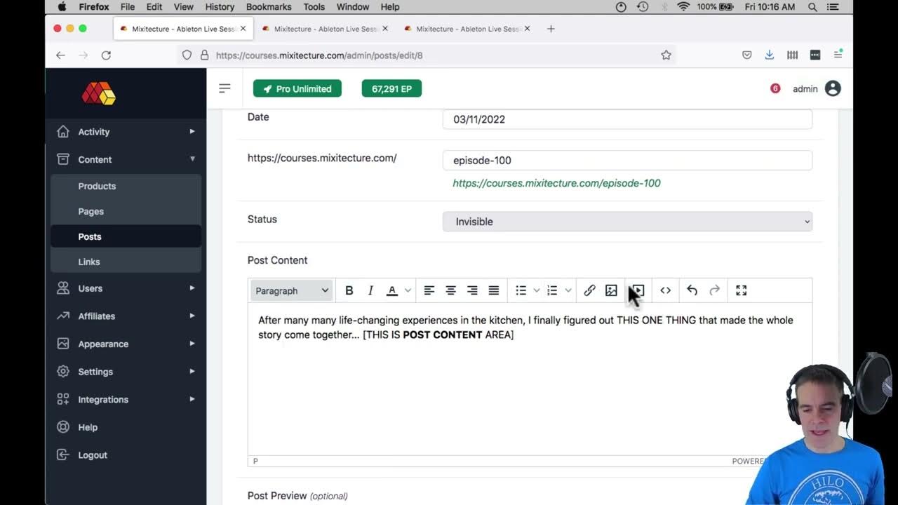 How to Setup and Share your MemberVault Blog - YouTube