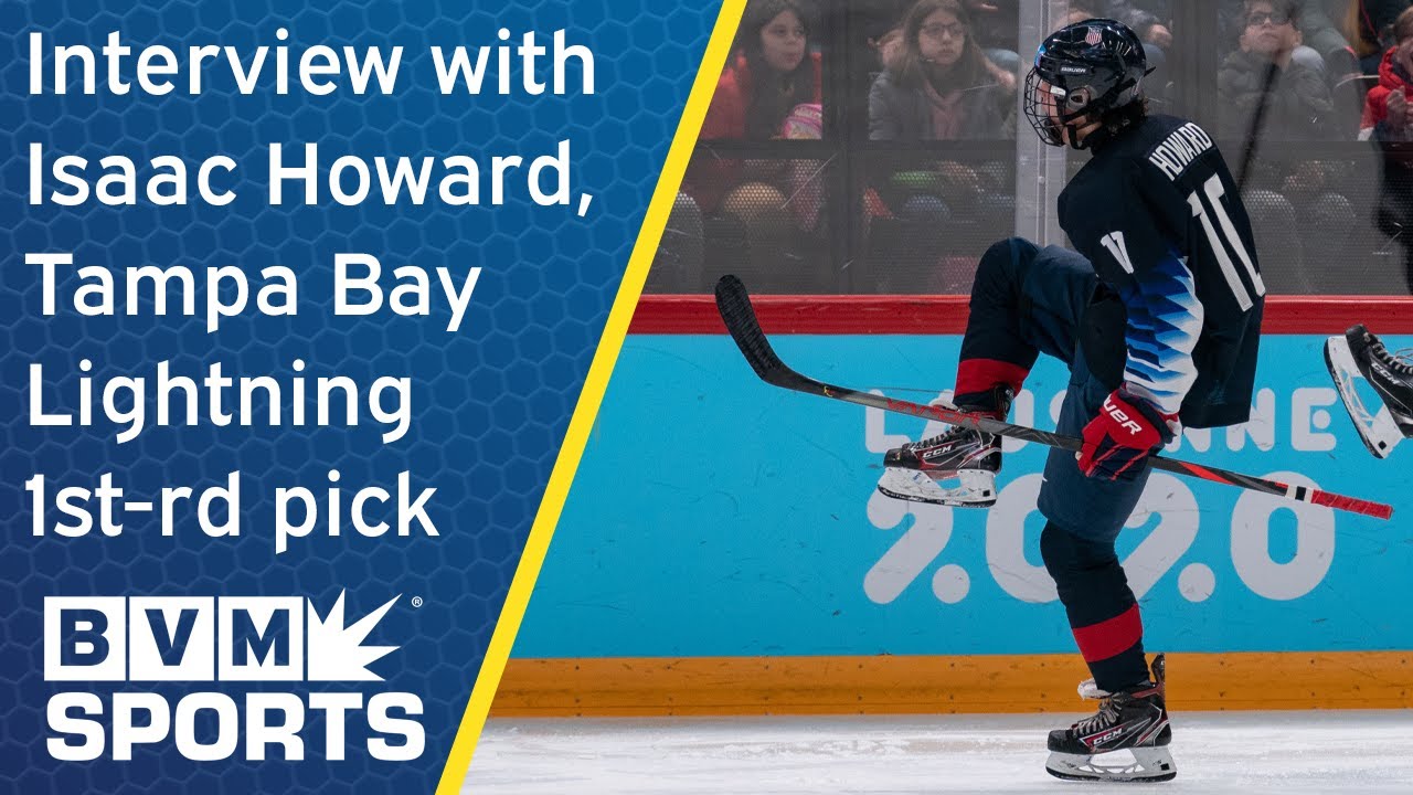 Tampa Bay Lightning 1st round draft pick Isaac Howard exclusive ...